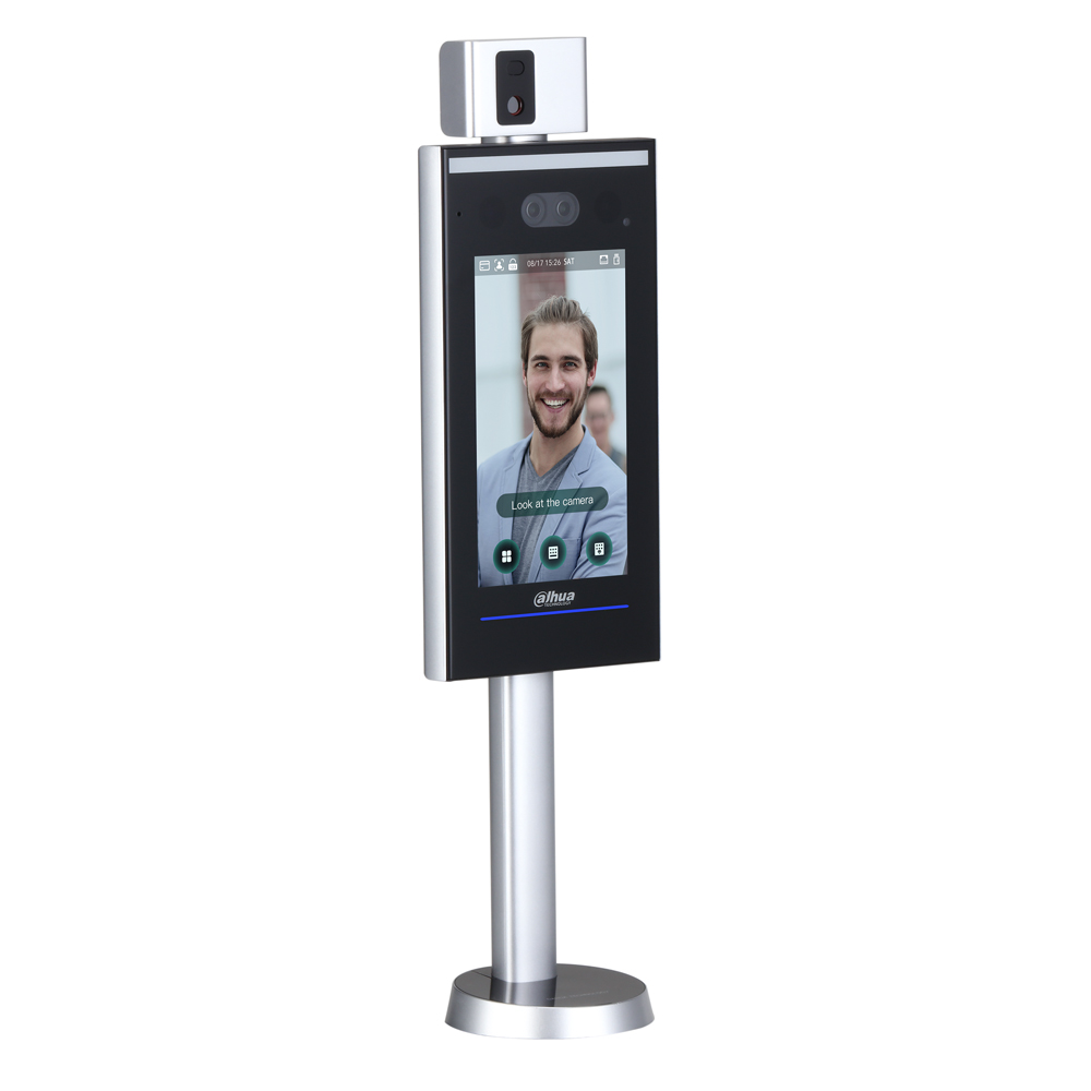 Dahua Face Recognition Access Control And Temperature Monitoring Stand Alone Terminal Zippy