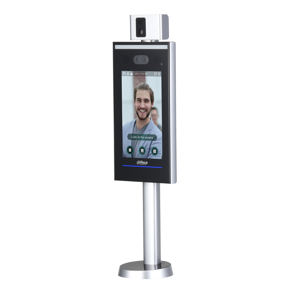 Dahua Face Recognition Access Control And Temperature Monitoring Stand Alone Terminal Zippy